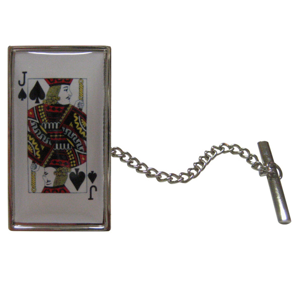 Kiola Designs | Accessories | Jack Of Spades Card Tie Tack | Poshmark